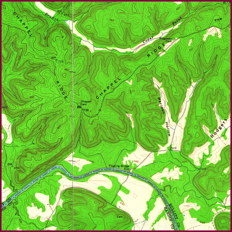 The Bullitt County History Museum - Aerial Images, 1956